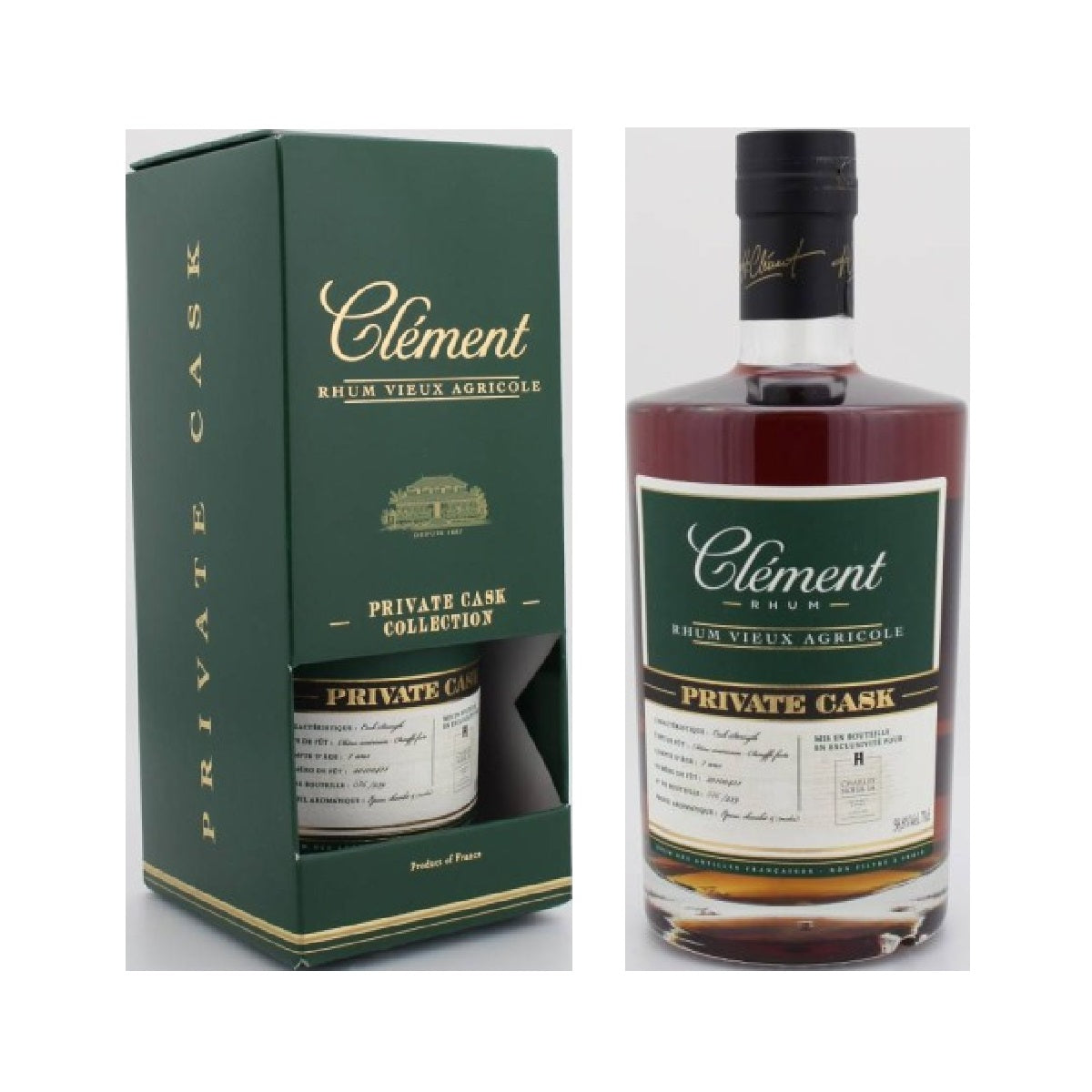 Clément Private Cask Edition: 7 Years (Cask Strength) 70 cl – premium ...