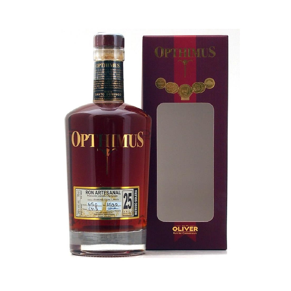 Opthimus 25 Jahre Rum 70 cl – premium-drinks.ch